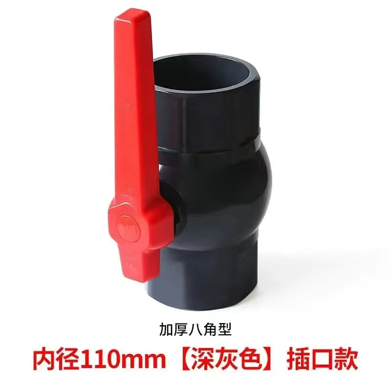 PVC Pipe Ball Valves without Union Nut/Water Irrigation System/Quick V ...